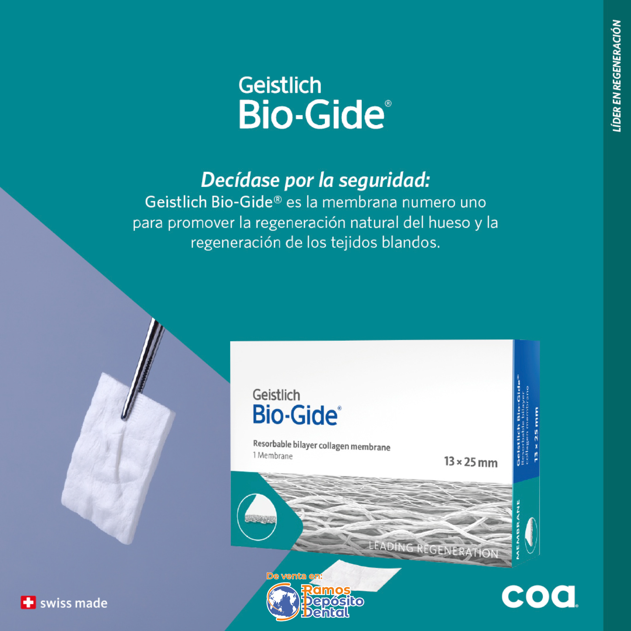 Bio-Gide Membrana 13×25 Geistlich – Ramos Depósito
