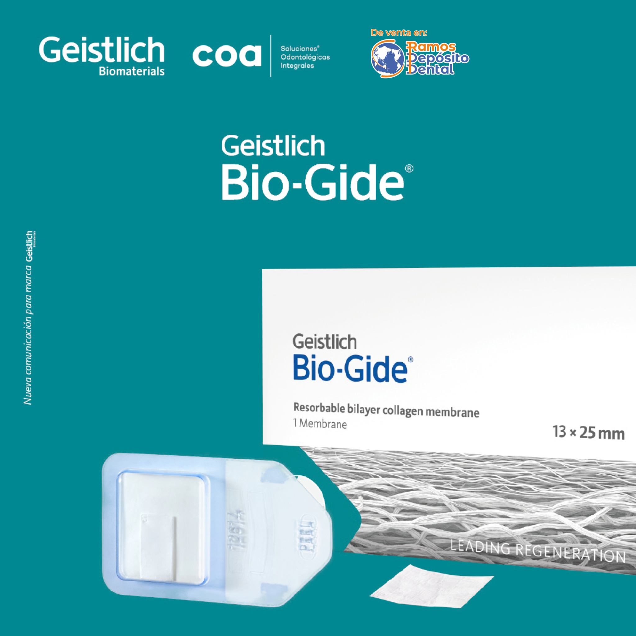 Bio-Gide Membrana 13×25 Geistlich – Ramos Depósito